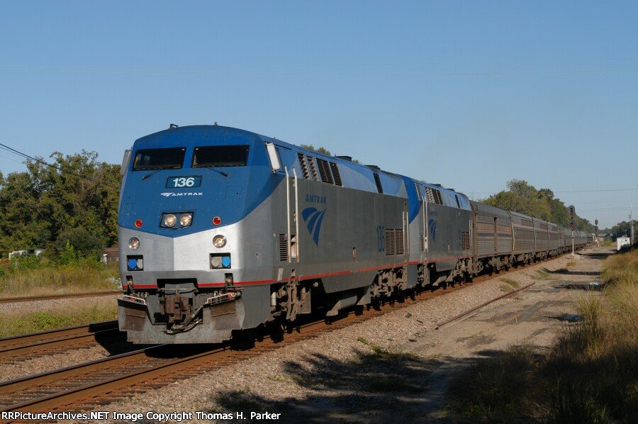 Amtrak 136 P42DC